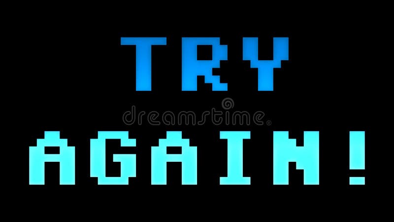 Try again stock photo. Image of screen, vintage, console - 184989936