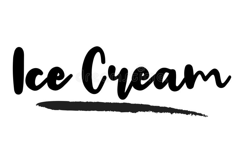 Ice Cream Wording Stock Illustrations – 35 Ice Cream Wording Stock ...