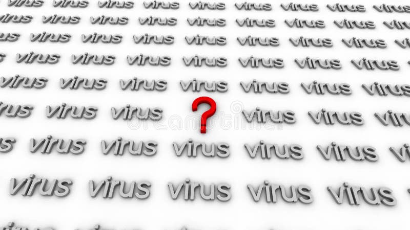 Text Viruses and Question Marks, Problems and Confusion Stock Footage ...