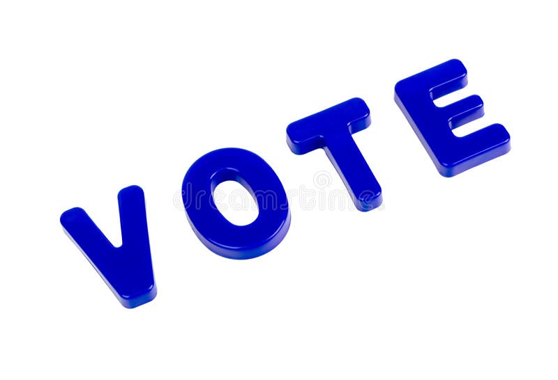Text VOTE on a White Background Stock Photo - Image of communication ...