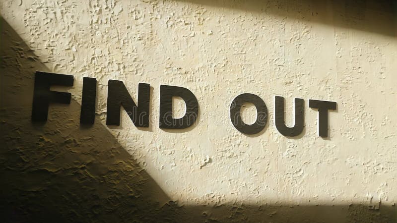 "Text on Wall with Dramatic Shadows and Lighting Effects Stock Footage ...