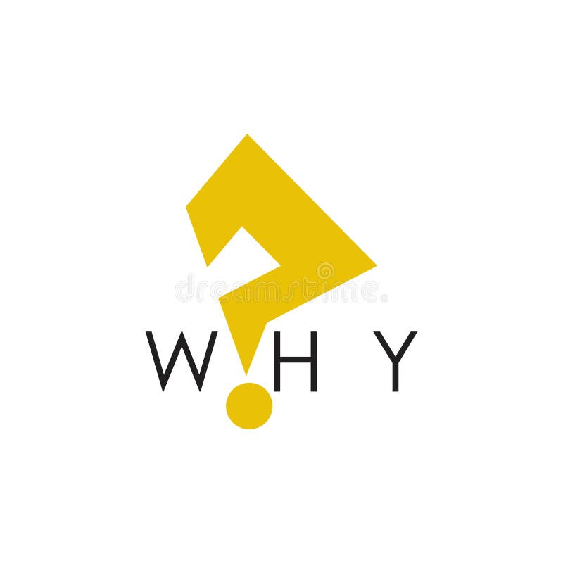 Text Why Geometric Ask Symbol Vector Stock Vector - Illustration of ...
