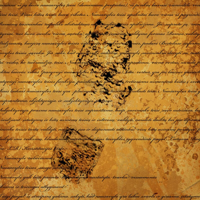 Text Wird Auf Grunge Altes Papier Geschrieben Stockfoto - Bild von ...