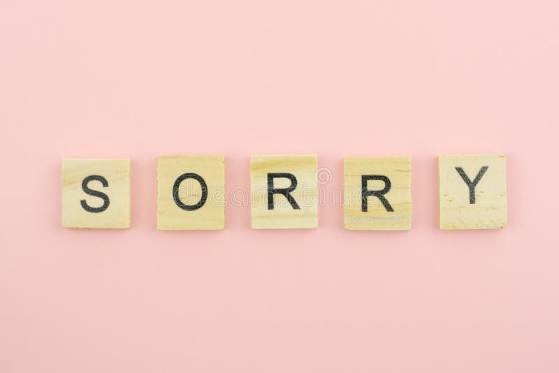 122 Word Sorry Blocks Stock Photos - Free & Royalty-Free Stock Photos ...