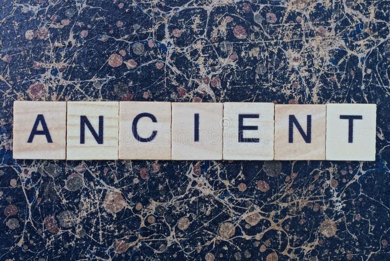 Word Ancient in Chinese Language Stock Image - Image of detail ...