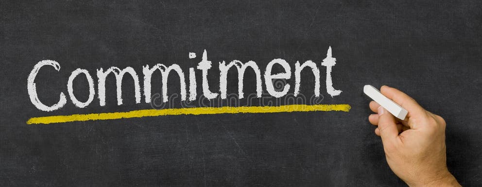 Commitment stock illustration. Illustration of text - 312065760