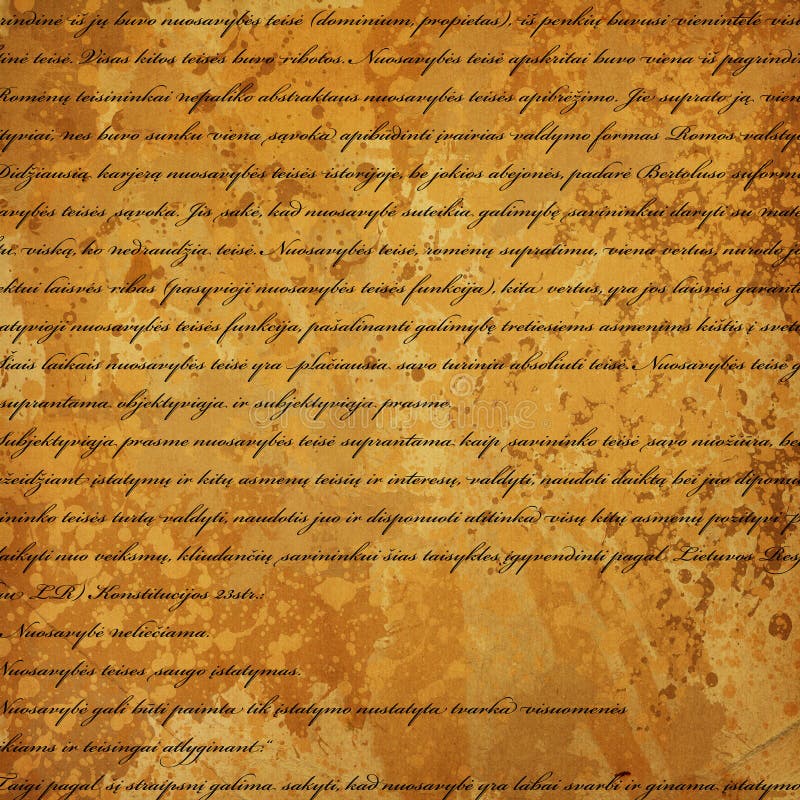 Text is Written on Grunge Old Paper Stock Illustration - Illustration ...