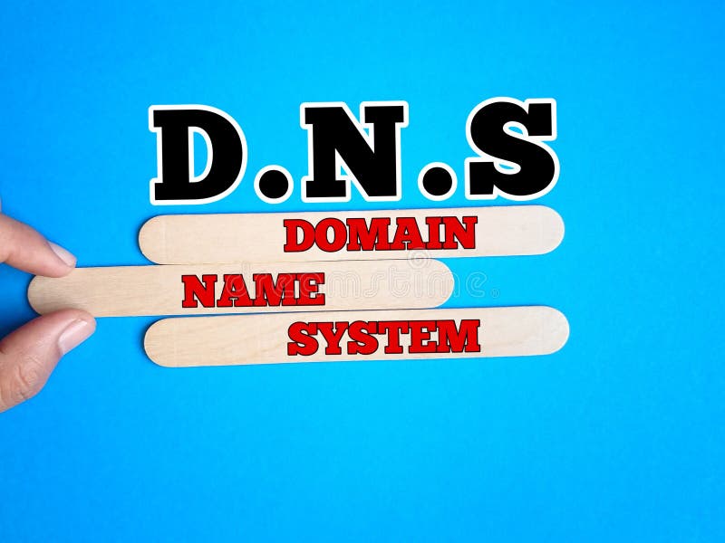 Text Written at Ice Cream Stick Domain, Name, System and Alphabet DNS ...