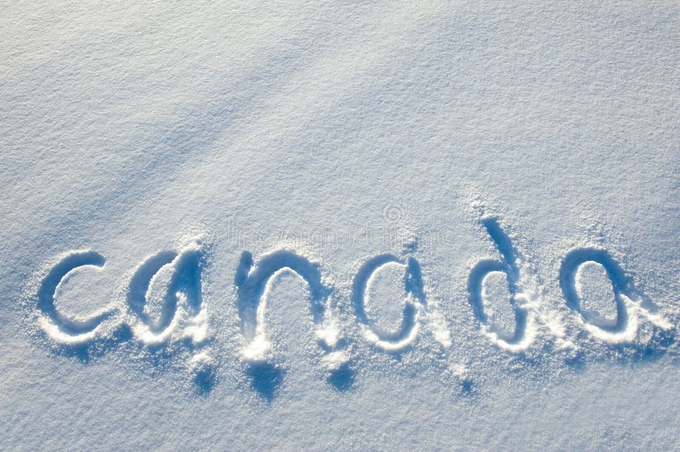 Text written on snow. stock photo. Image of outside, season - 12899558