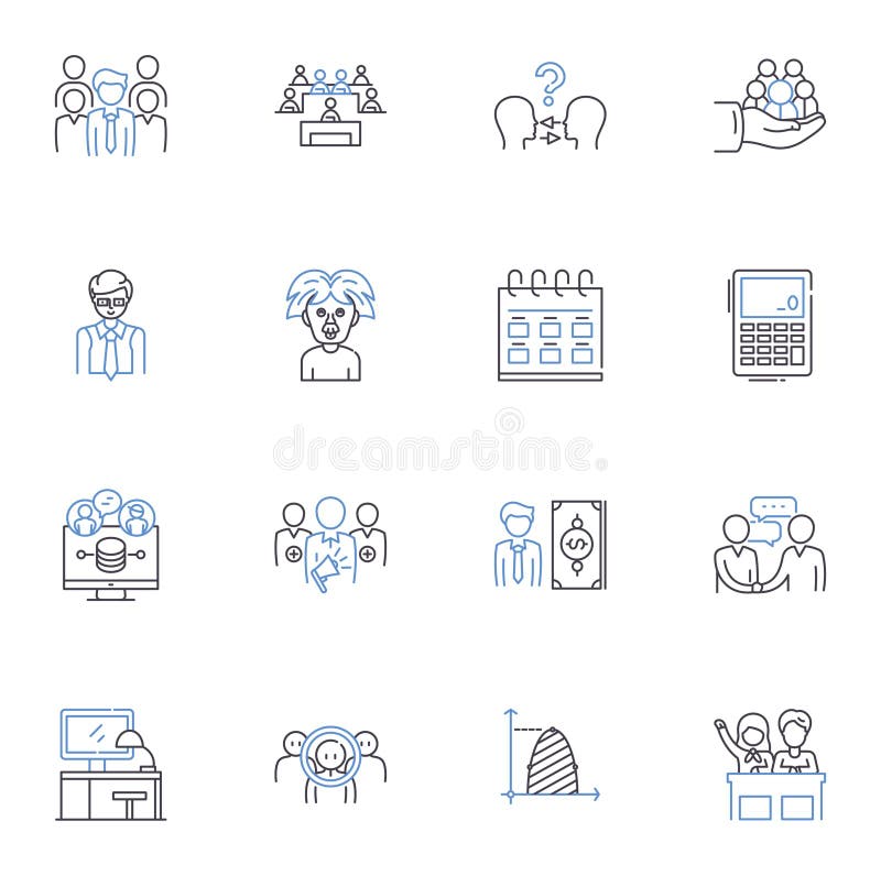 Textbook Line Icons Collection. Education, Learning, Knowledge ...