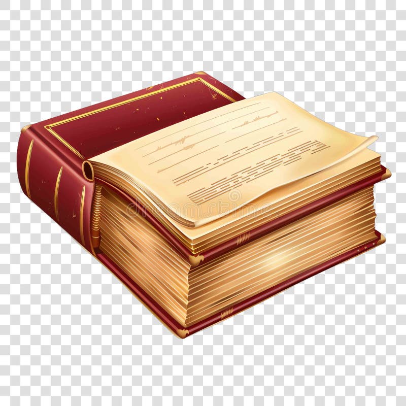 Science Textbook Transparent Background Realistic Element Stock ...