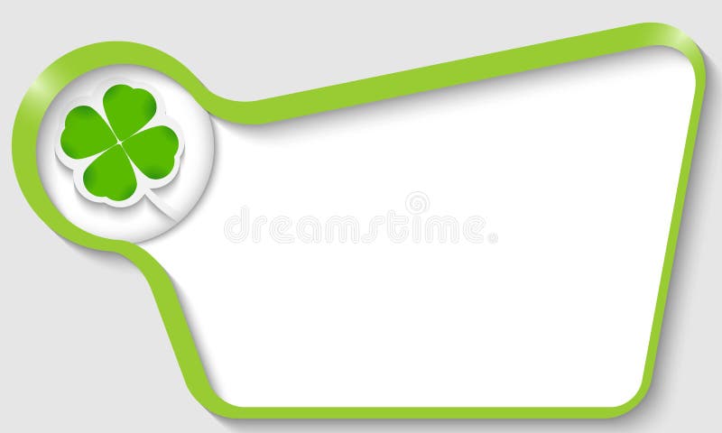 Textfeld mit Pfeil vektor abbildung. Illustration von kleeblatt - 35121096