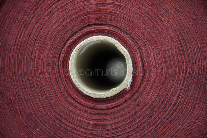 Textil Rojo Material De Rollo O Fondo Imagen de archivo - Imagen de ...