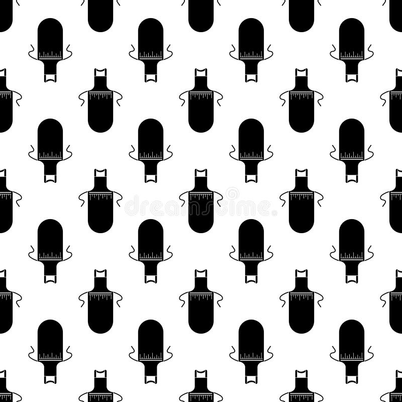 Textile Apron Pattern Seamless Vector Stock Vector - Illustration of ...