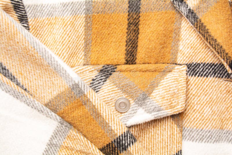 Textile Background from Cotton Material. Checkered Shirt Stock Photo ...