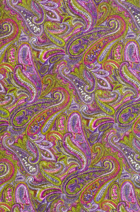 Textile with Pattern in Form of Hills or Waves Stock Photo - Image of ...