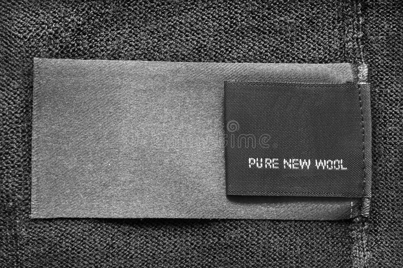 Textile clothes label stock image. Image of clothes - 101007413