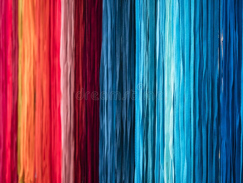 Textile Colourful Thread Gradient Fabric Background Texture Stock Photo ...