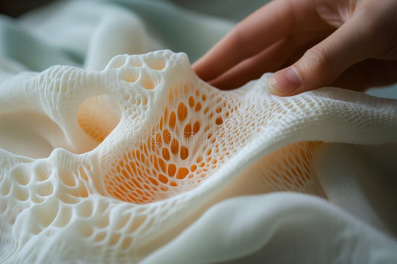 A Textile Designer Explores Innovative Fabric Patterns in a Cozy ...