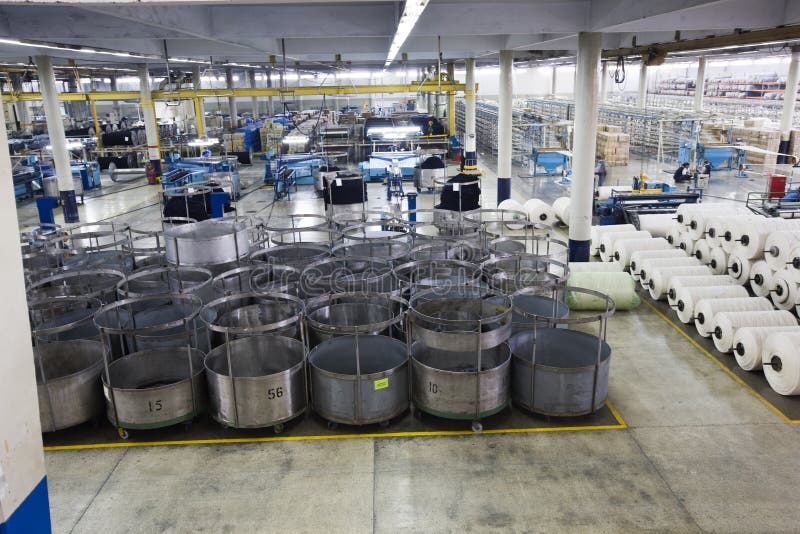 Textile factory stock photo. Image of weaving, dyeing - 18855938