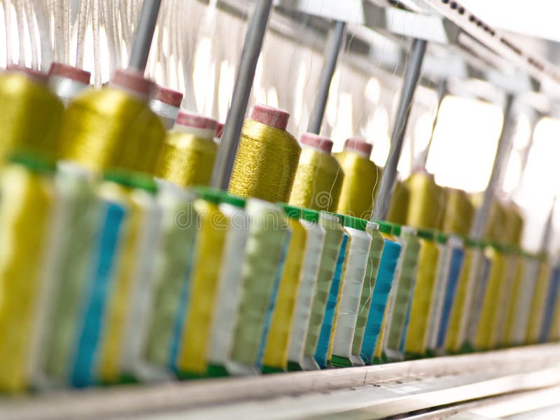 Textile factory stock image. Image of clothing, perspective - 5468371