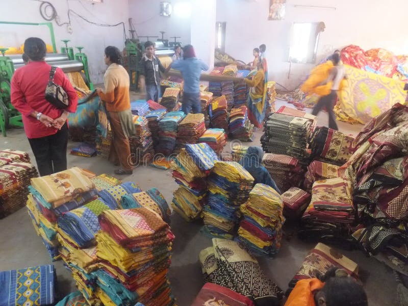 Textile Factory in India editorial stock image. Image of factory - 22624719