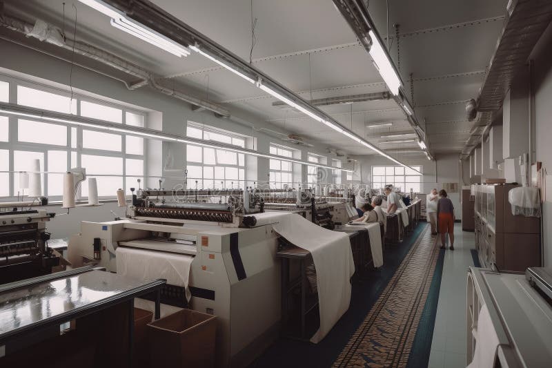 Textile Factory Workers Stock Illustrations – 208 Textile Factory ...