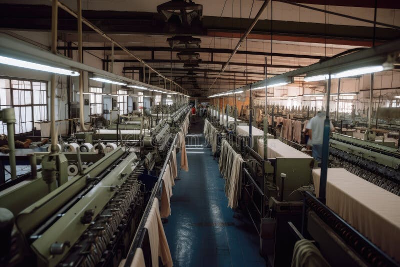 Textile Factory Workers Stock Illustrations – 208 Textile Factory ...