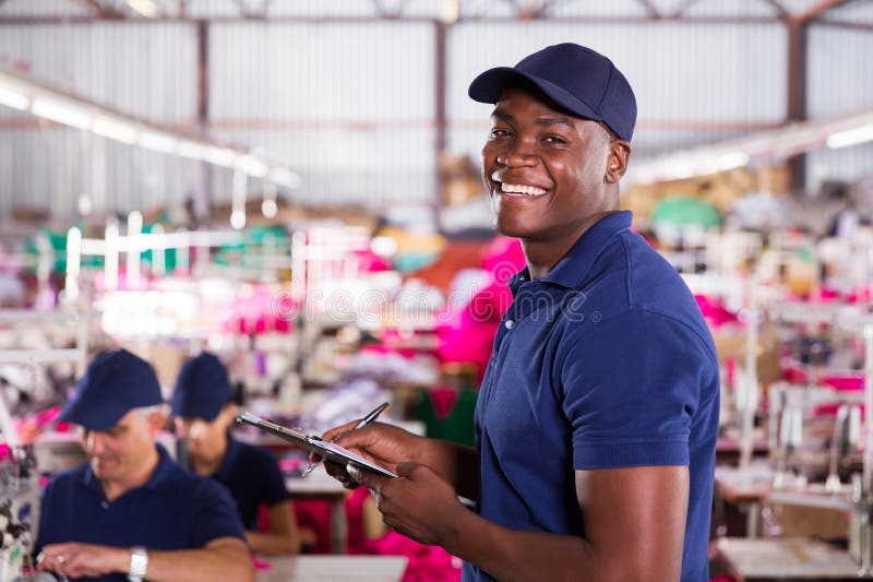 Textile production manager stock photo. Image of business - 27309818