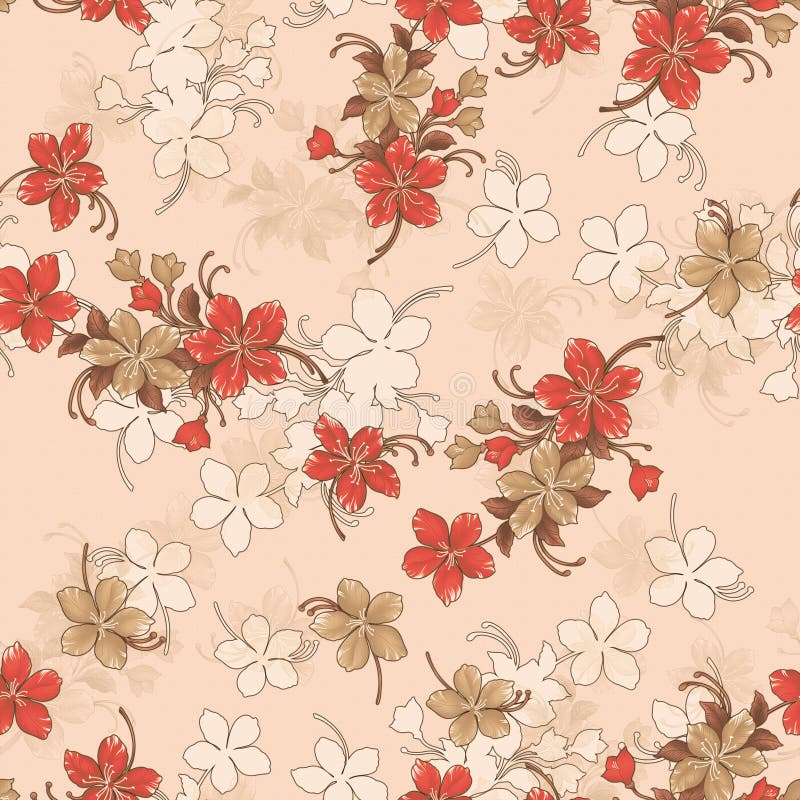 2229953775 Seamless Pattern Watercolor Flower Digital Design on ...
