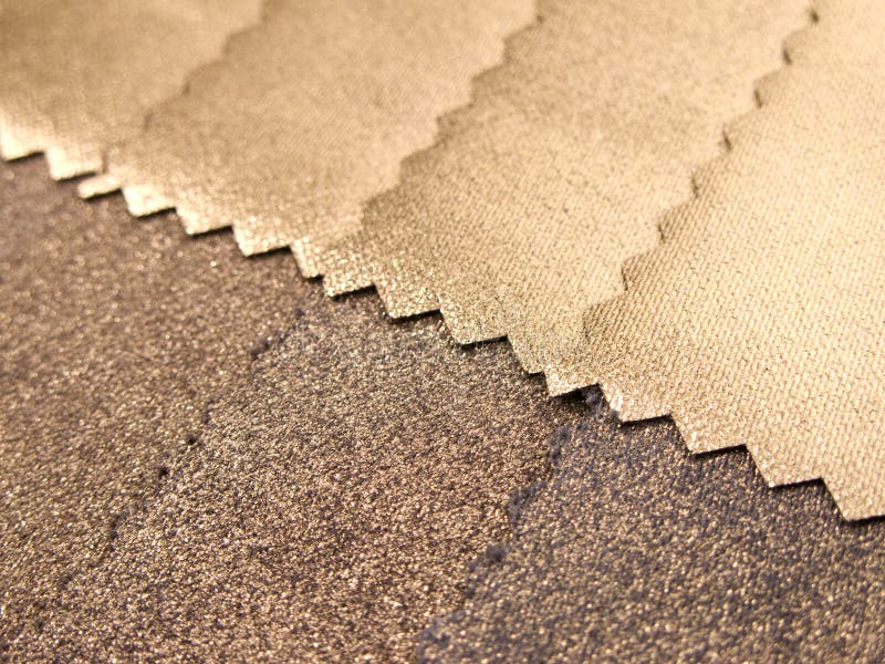 Textile Golden Texture Sample Stock Photo - Image of curtains, fabric ...