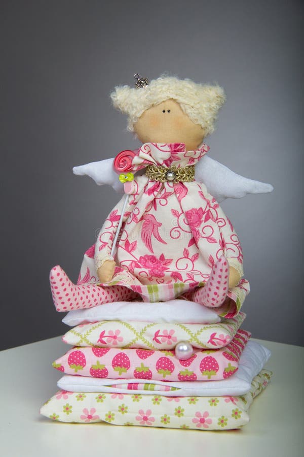 Textile Toys - Angel DIY Doll Stock Image - Image of ...