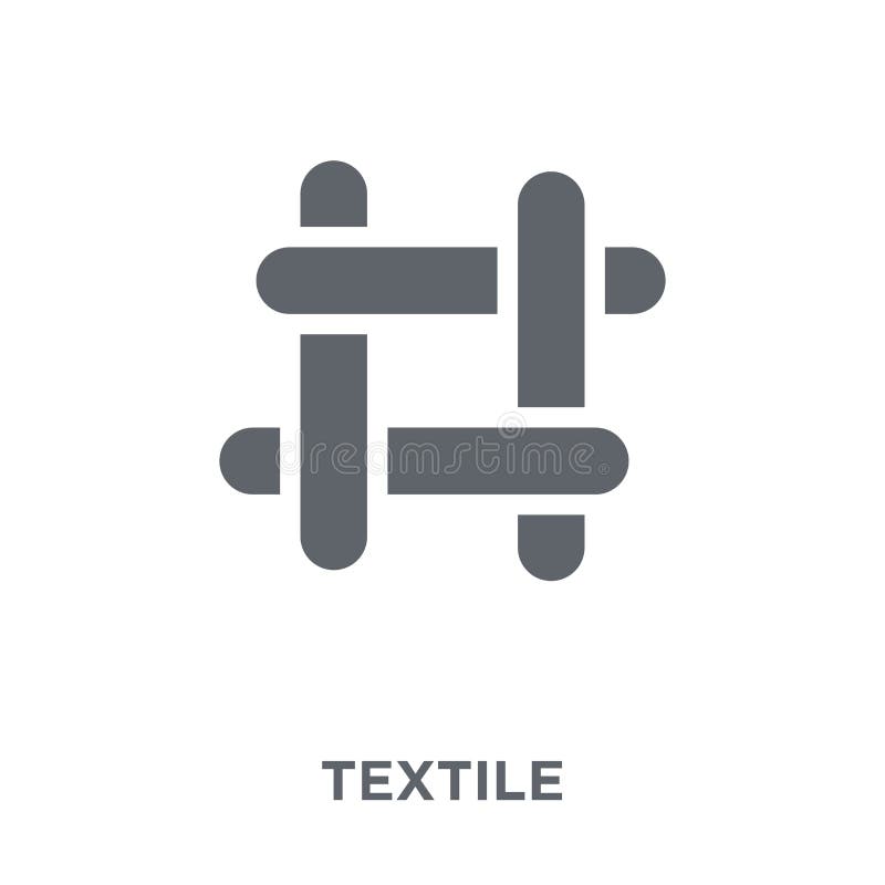 Textile Icon from Collection. Stock Vector - Illustration of cotton ...