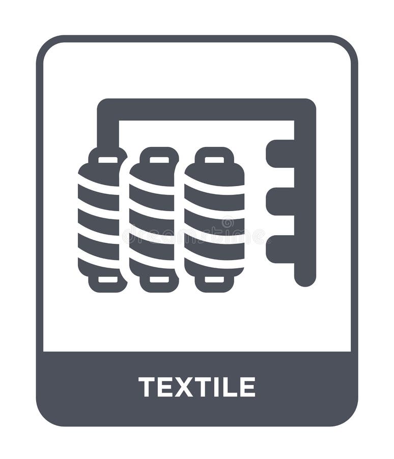 Textile Icon in Trendy Design Style. Textile Icon Isolated on White ...