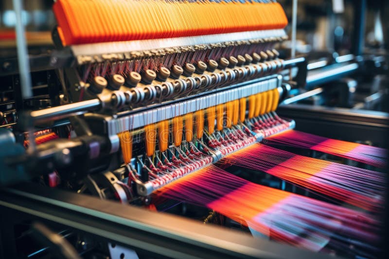 Textile Industry. Textile Factory. Textile Industry Stock Illustration ...