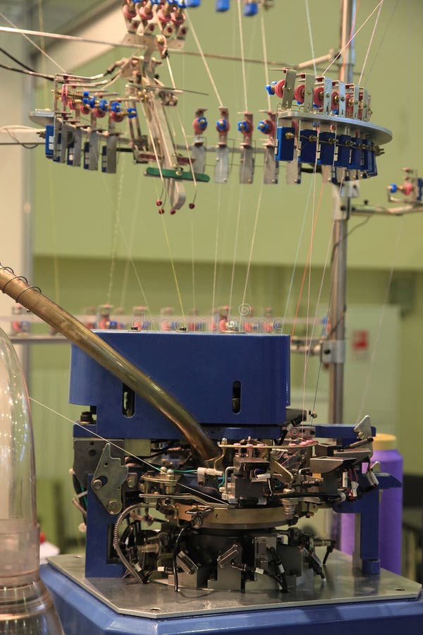 Knitting machine stock photo. Image of knitter, spandex - 40324608