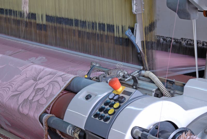 Textile machine stock photo. Image of wool, motion, large - 13756582