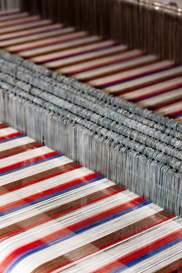 Textile machine stock image. Image of interior, detail - 11451185