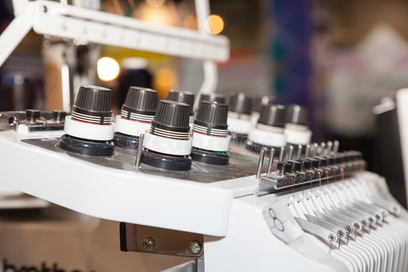Textile machine stock photo. Image of textile, accurate - 42130992