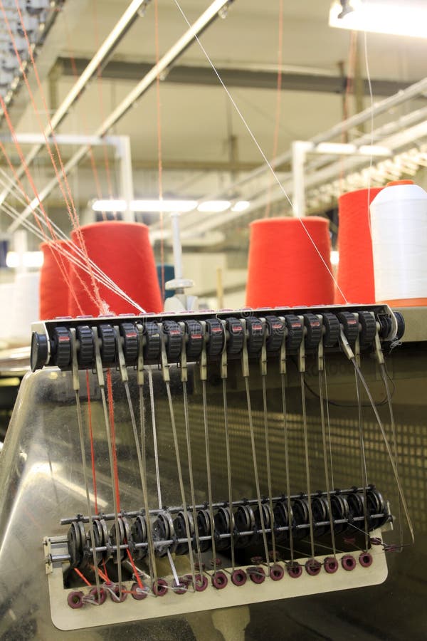 Textile Machinery stock photo. Image of roll, late, computer - 18384828