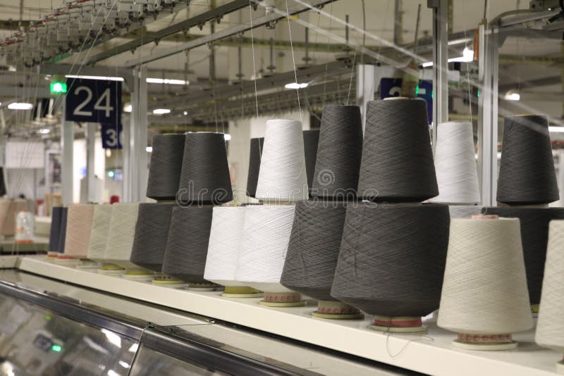 Textile Machinery stock image. Image of automated, waving - 18408019