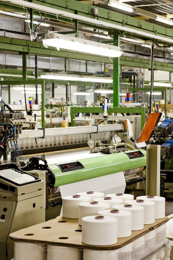 Textile machines stock image. Image of factory, production - 20933625