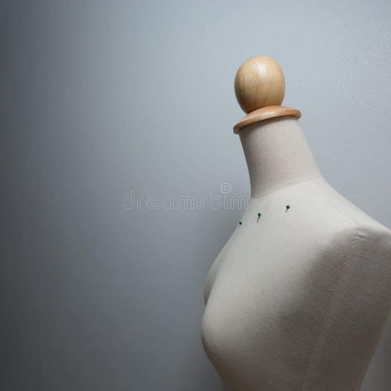 Textile Mannequin Cloth Female Dummy Stock Photo - Image of designer ...