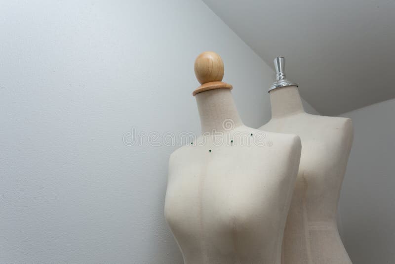 Textile Mannequin Cloth Female Dummy Stock Photo - Image of designer ...