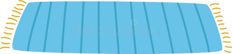 Textile Mat Hand Drawn stock vector. Illustration of cartoon - 325383464