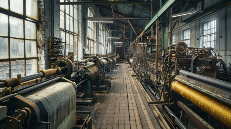 Textile Mill stock illustration. Illustration of cotton - 314806576