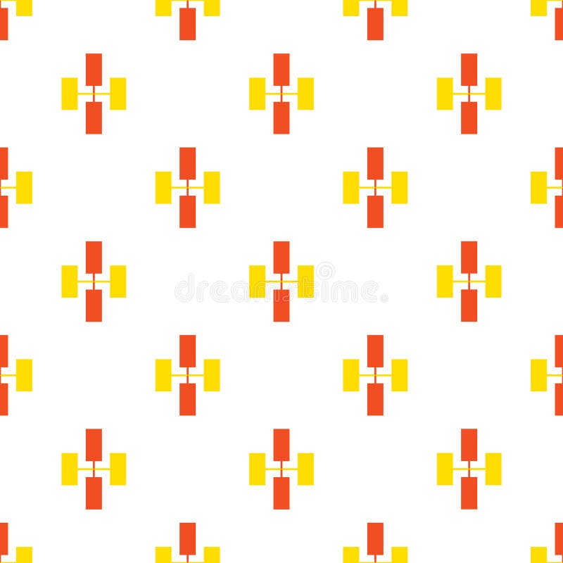 Seamless Pattern Abstract Cross Orange Color Background, Simple Ethnic ...