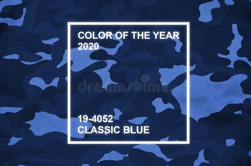 Textile Pattern of Military Camouflage Fabric. Phantom Classic Blue ...