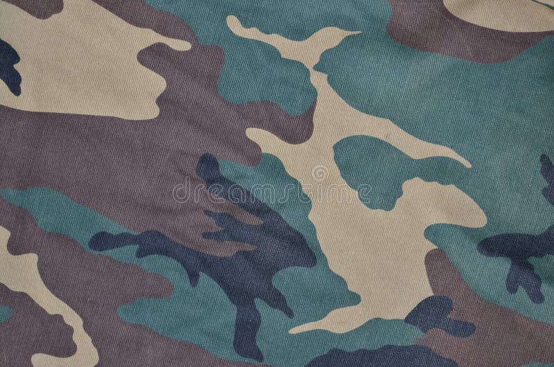 Textile Pattern of Military Camouflage Fabric Stock Photo - Image of ...