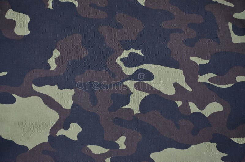 Textile Pattern of Military Camouflage Fabric Stock Photo - Image of ...